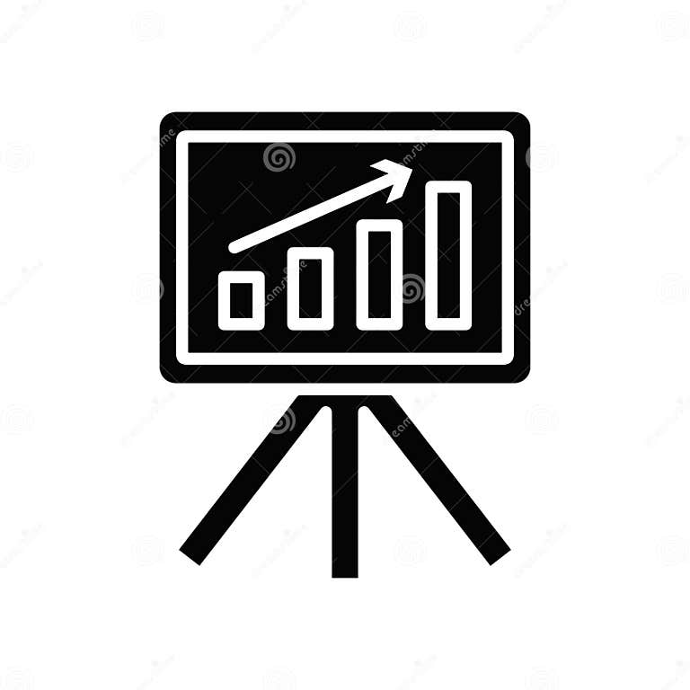 Benchmarking Line Icon Isolated on White Background Stock Vector ...