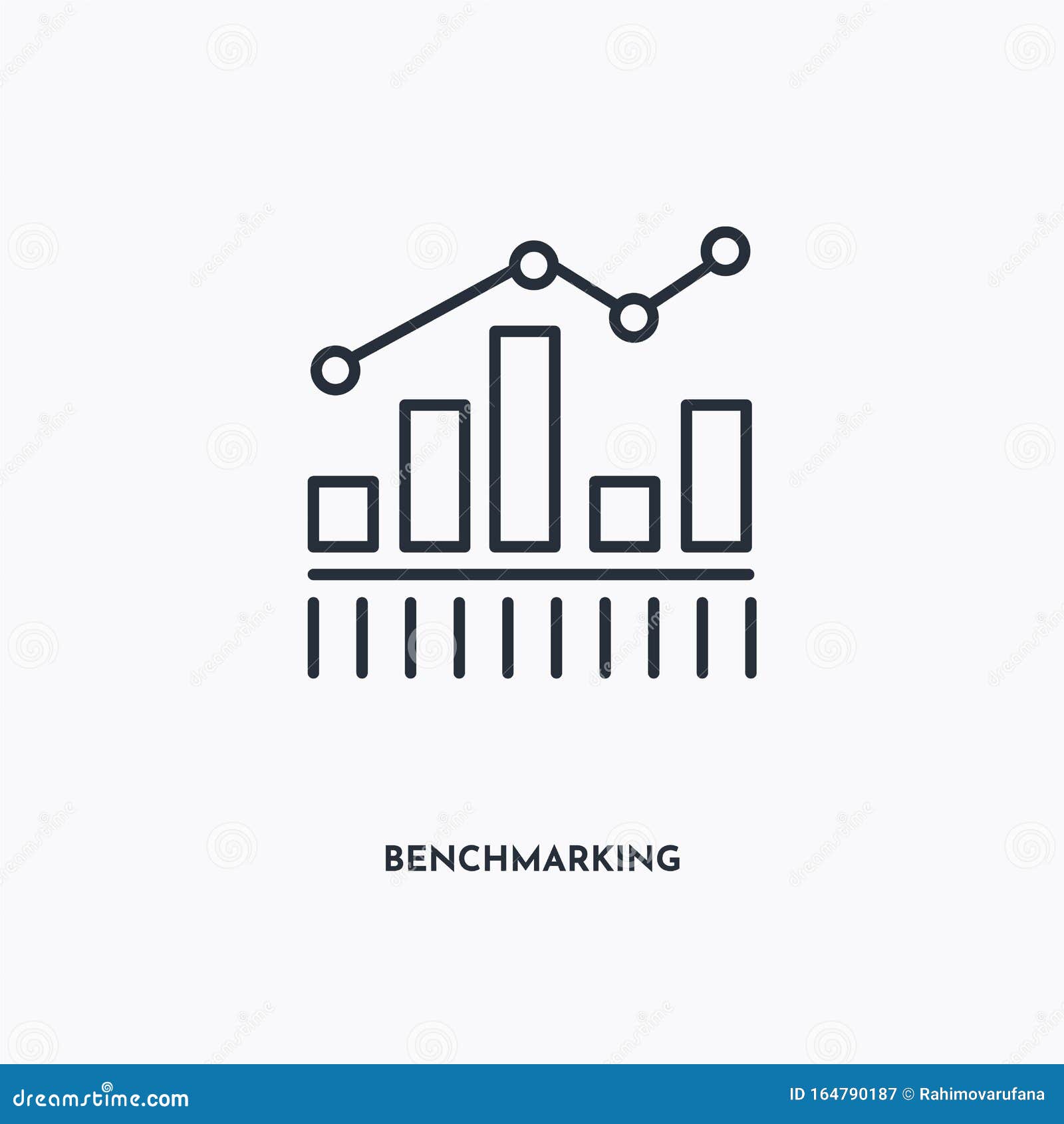 Benchmarking Outline Icon. Thin Line Concept Element From Business ... Benchmarking Outline Icon. Thin Line Concept Element From Business ...