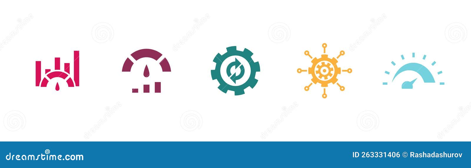 Benchmarking, Performance, Process Stock Vector - Illustration of ...