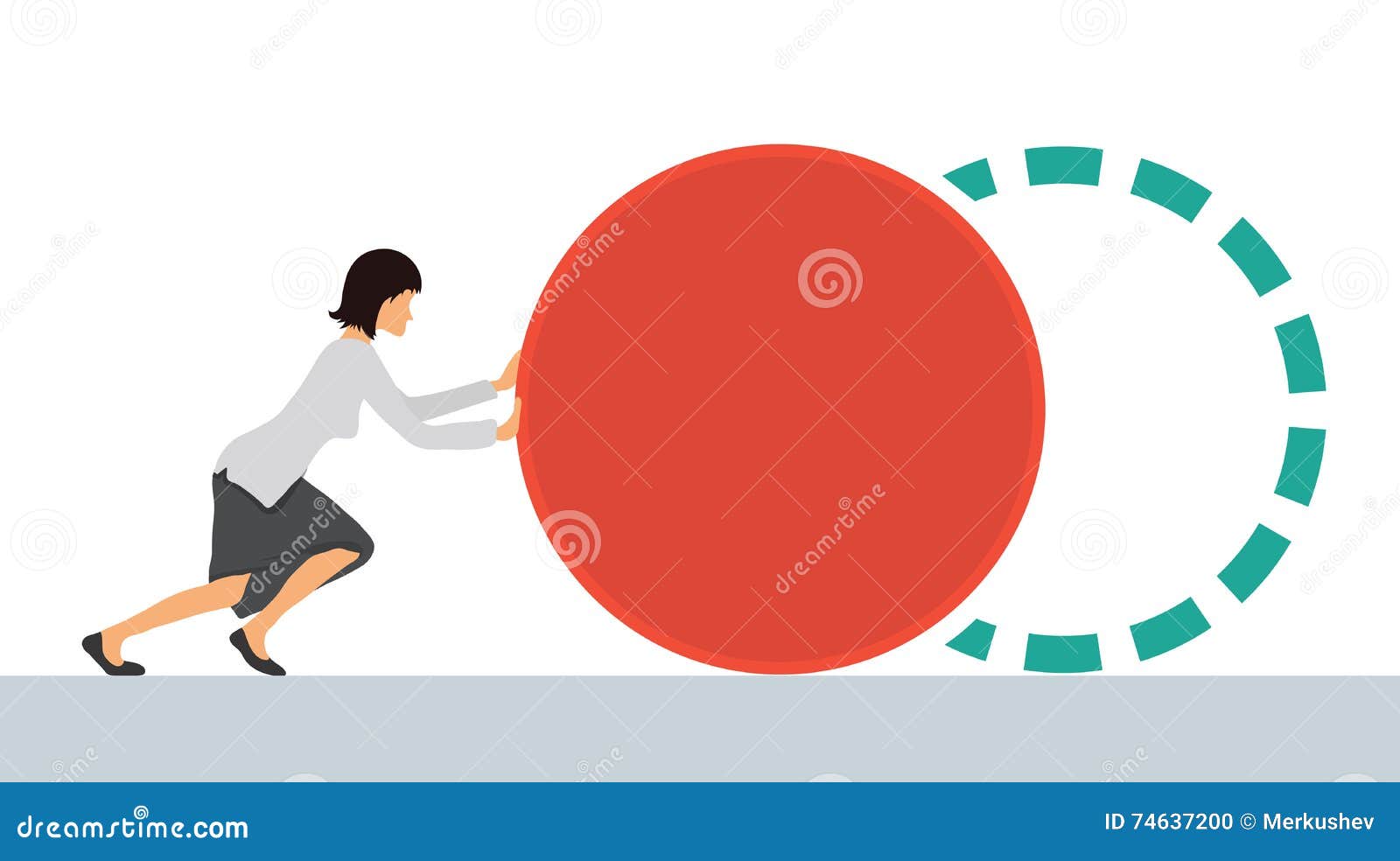 Benchmarkingkonzeptillustration, Vektor Stock Abbildung - Illustration ...