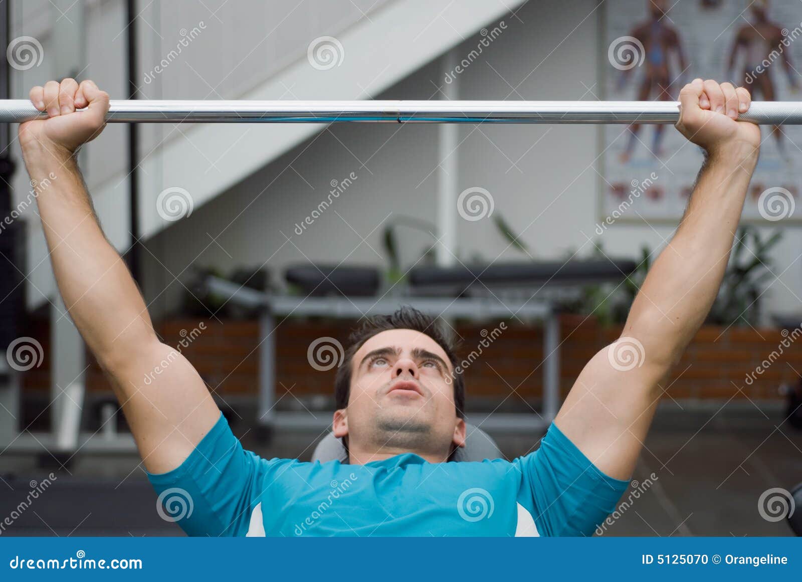 Benchpress stock photo. Image of weights, lifting, athlete - 5125070