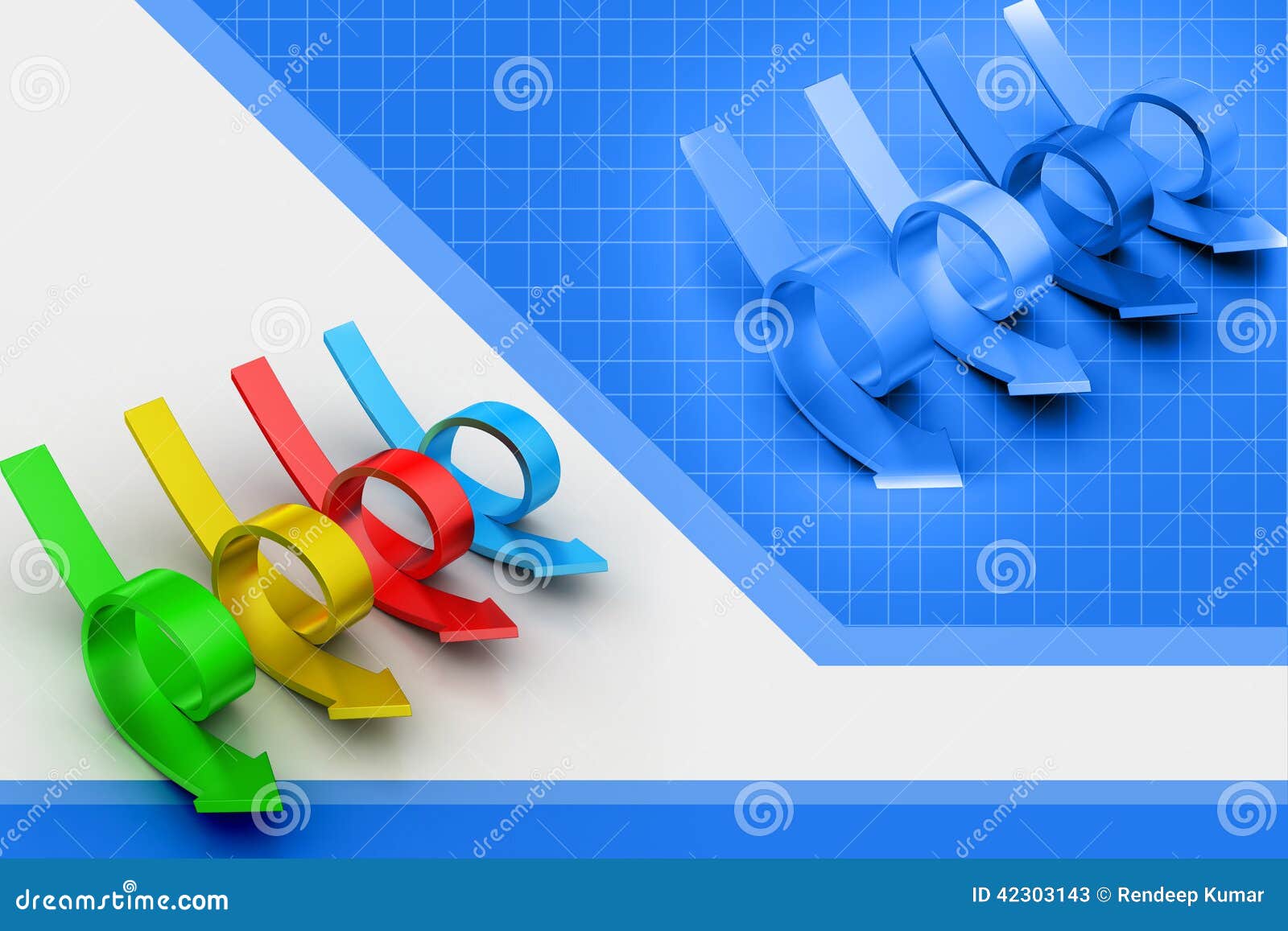 Bend arrows stock illustration. Illustration of orient - 42303143