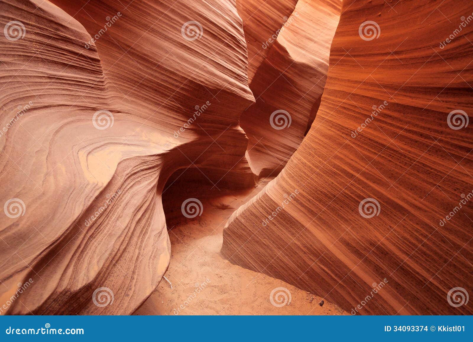 Bend in the Rock Formation stock photo. Image of nature - 34093374