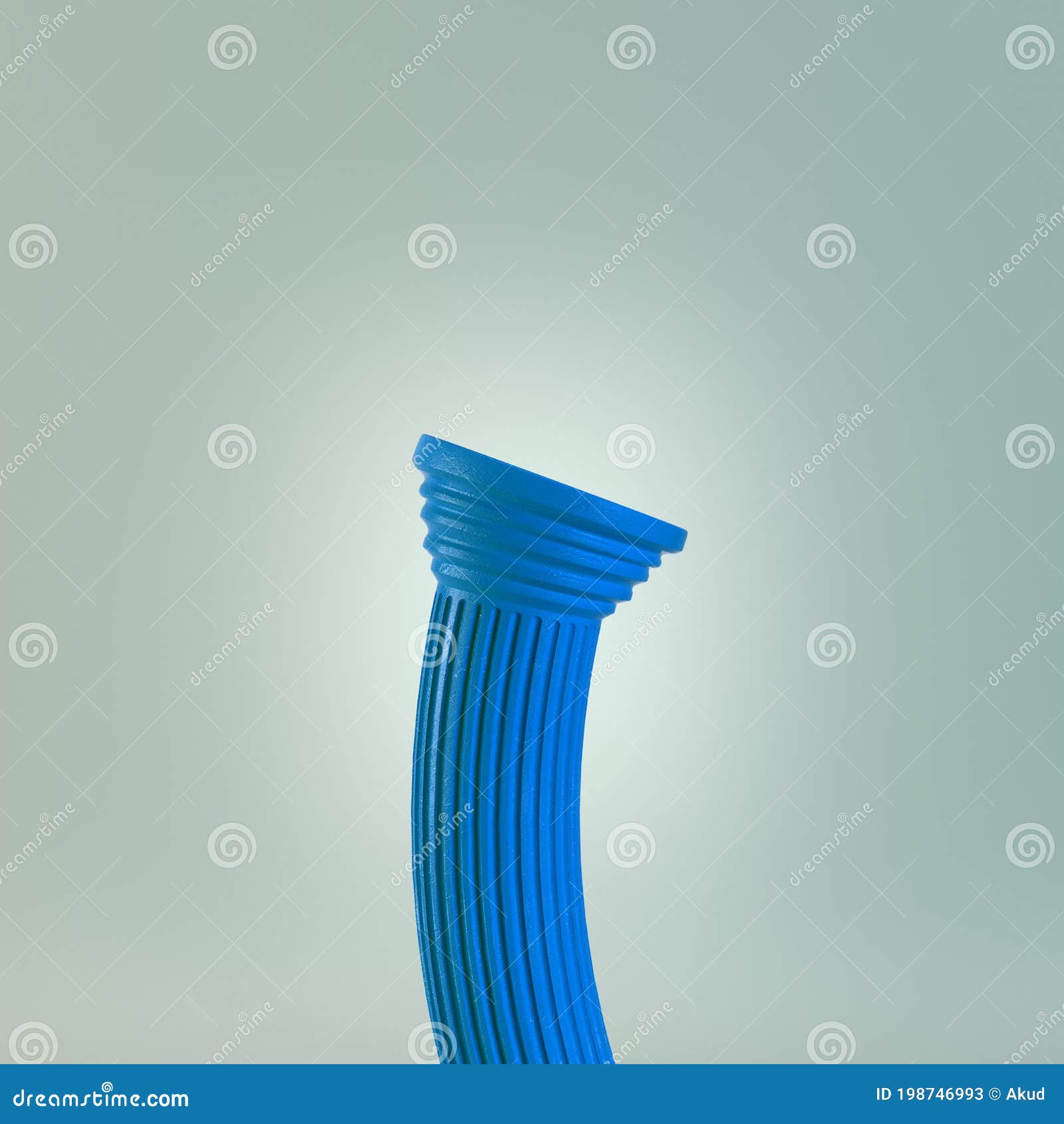 Blue Column Chart Vector, Diagram And Infographic Elements Design In ...