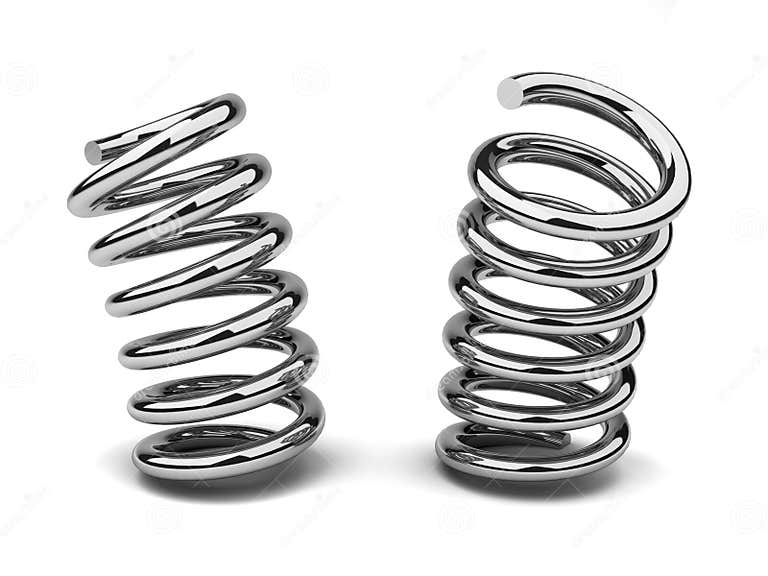 Bended spring stock illustration. Illustration of pressure - 17091460