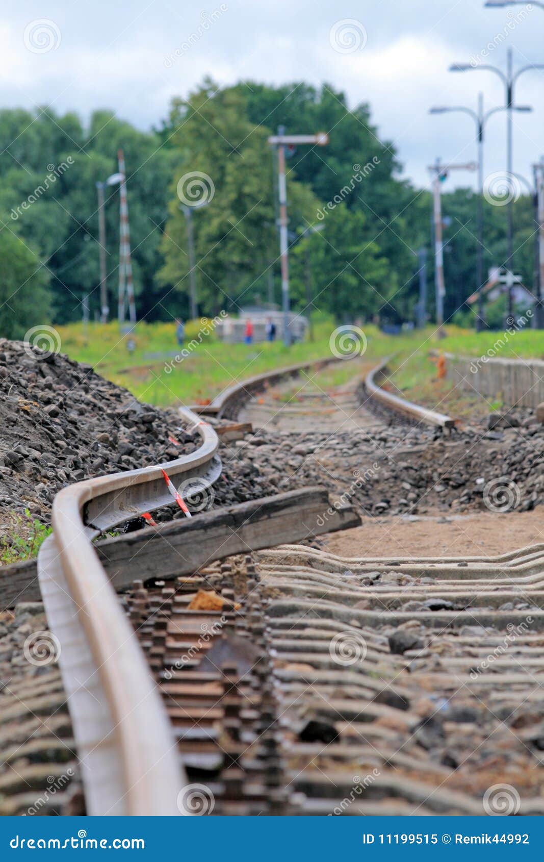 Bended track stock image. Image of flexibility, outside - 11199515