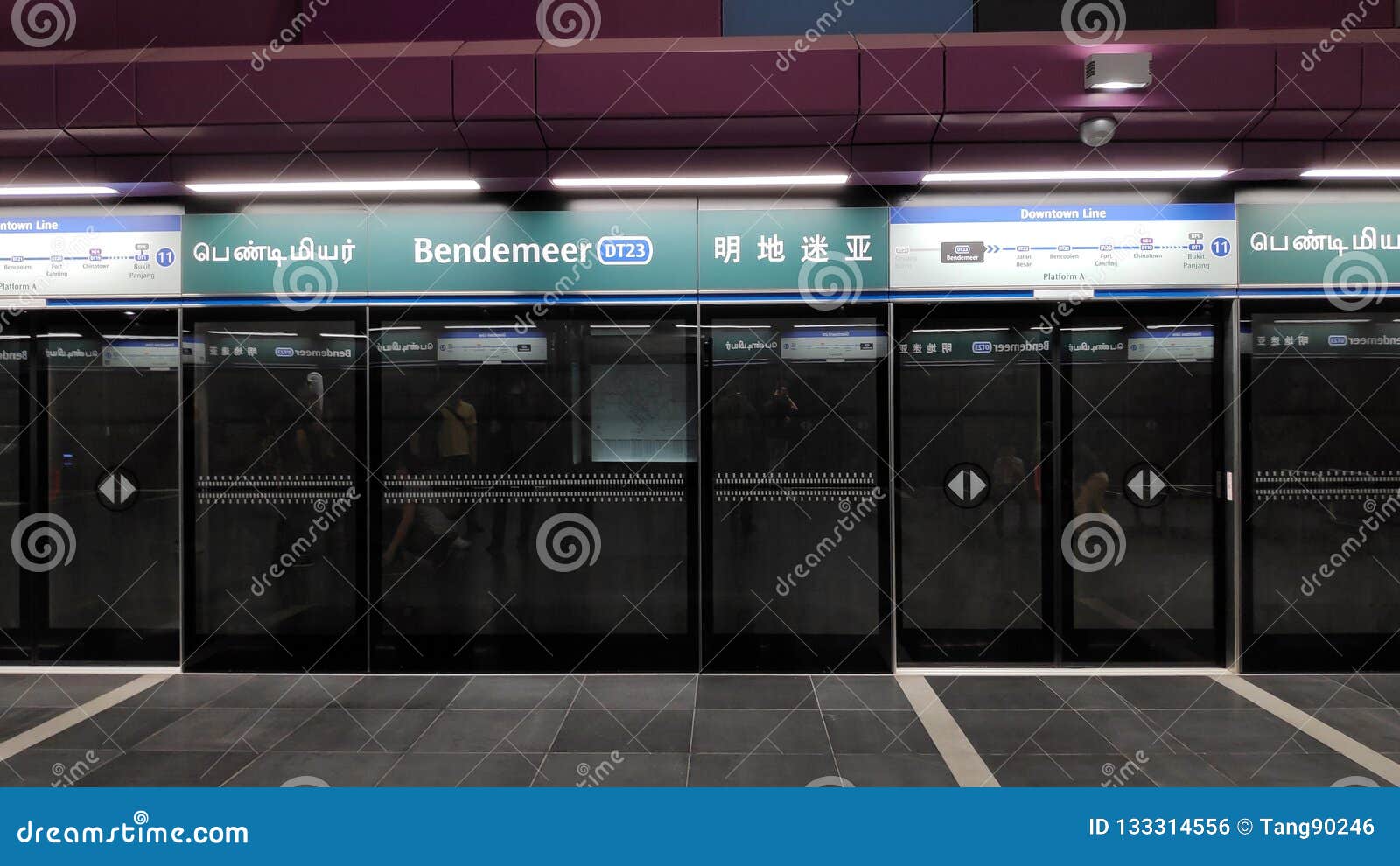 Bendemeer MRT Station on Singapore Train Line Editorial Photo - Image ...
