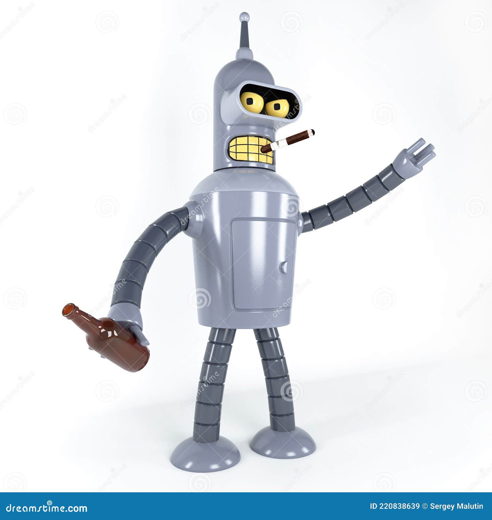 Bender Bot. stock illustration. Illustration of fantasy - 220838639