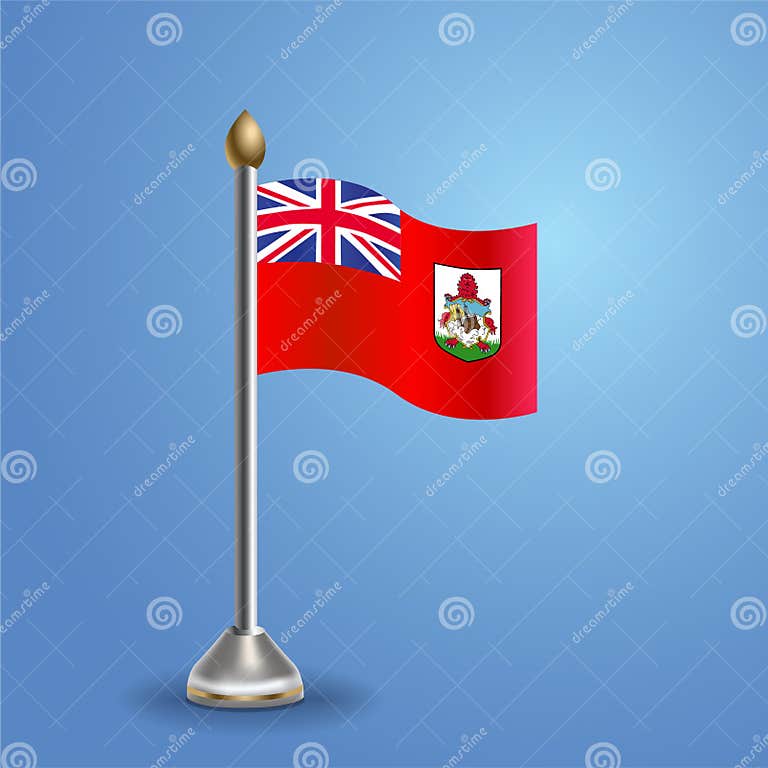 Flag of Bermuda. National Symbol, Vector Illustration Stock ...