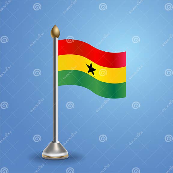 Flag of Ghana. National Symbol, Vector Illustration Stock Vector ...