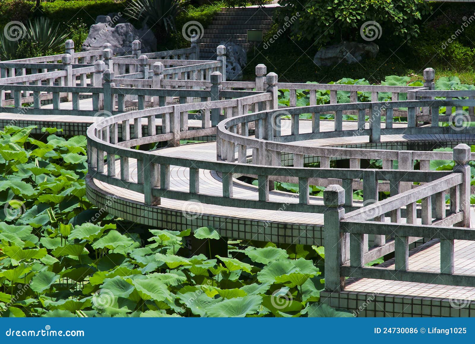 Bending Bridge Stock Image | CartoonDealer.com #24698773