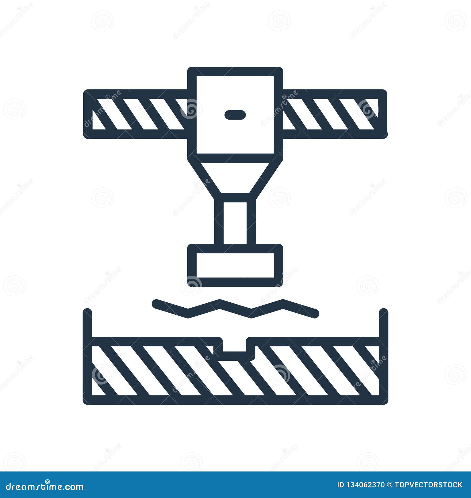 Bending Icon Vector Isolated On White Background, Bending Sign ...