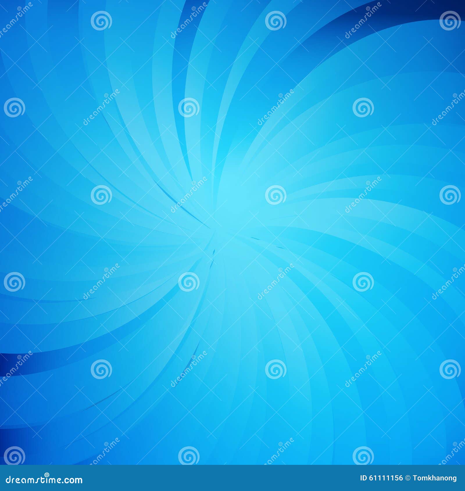 Bending Line Cycle To Cental Point Blue Light Abstract Background Stock ...