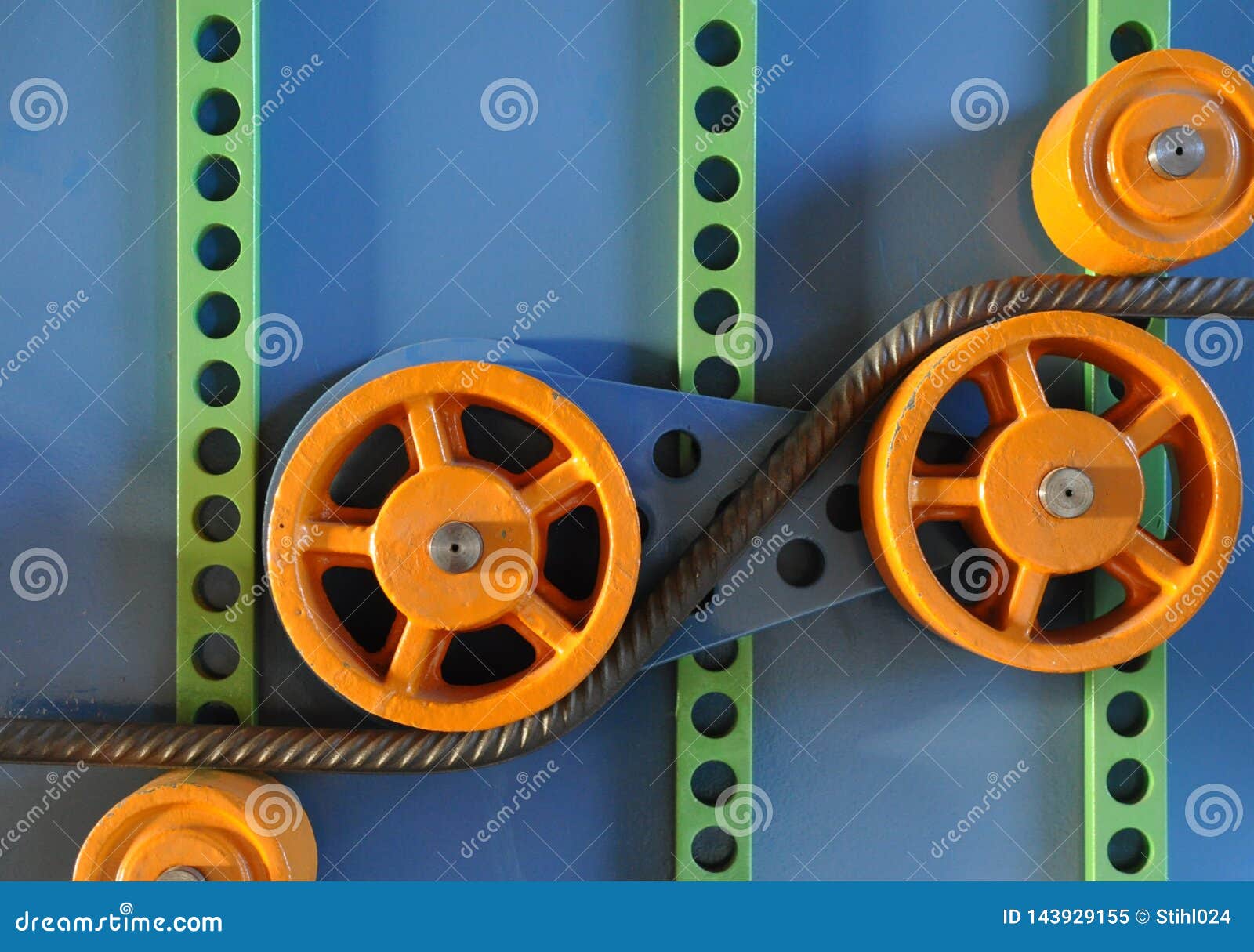 Bending Machine for Reinforcement Steel Stock Image - Image of machine ...