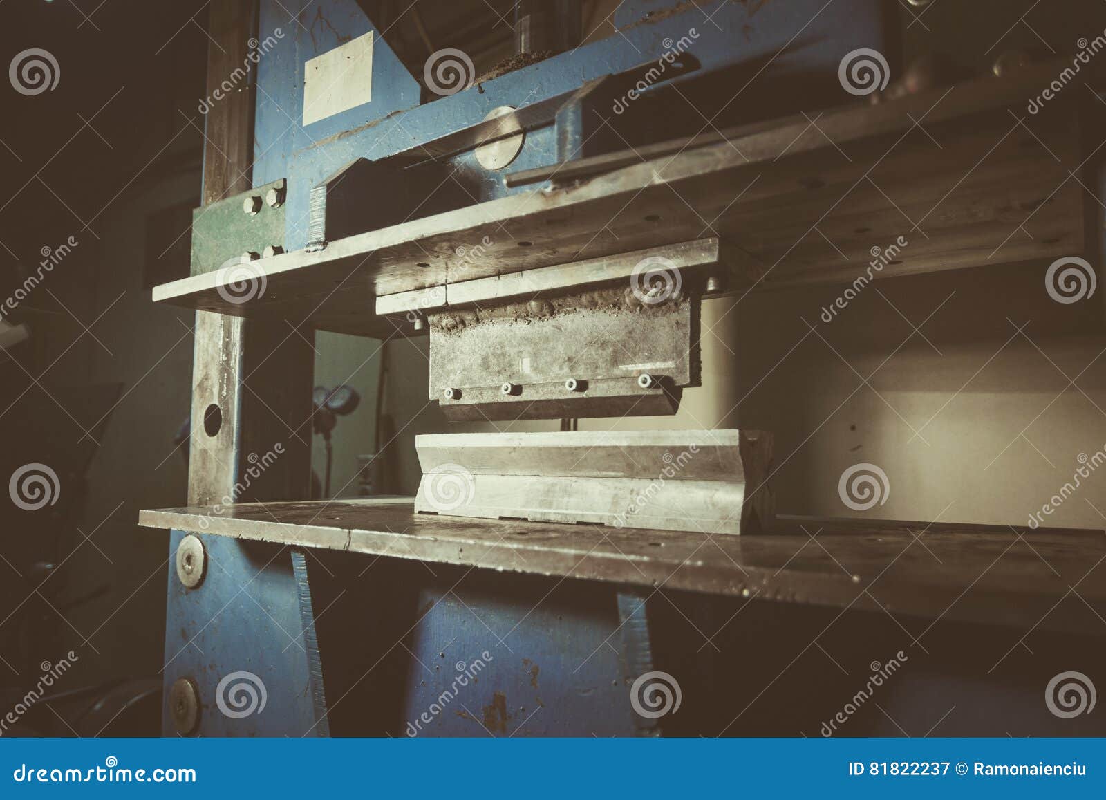 Bending metal machine stock image. Image of bend, material - 81822237