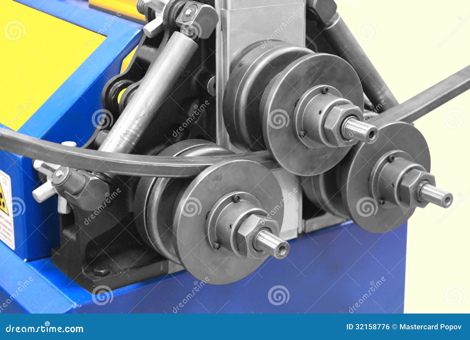 Bending of pipes stock photo. Image of industrial, pressure - 32158776