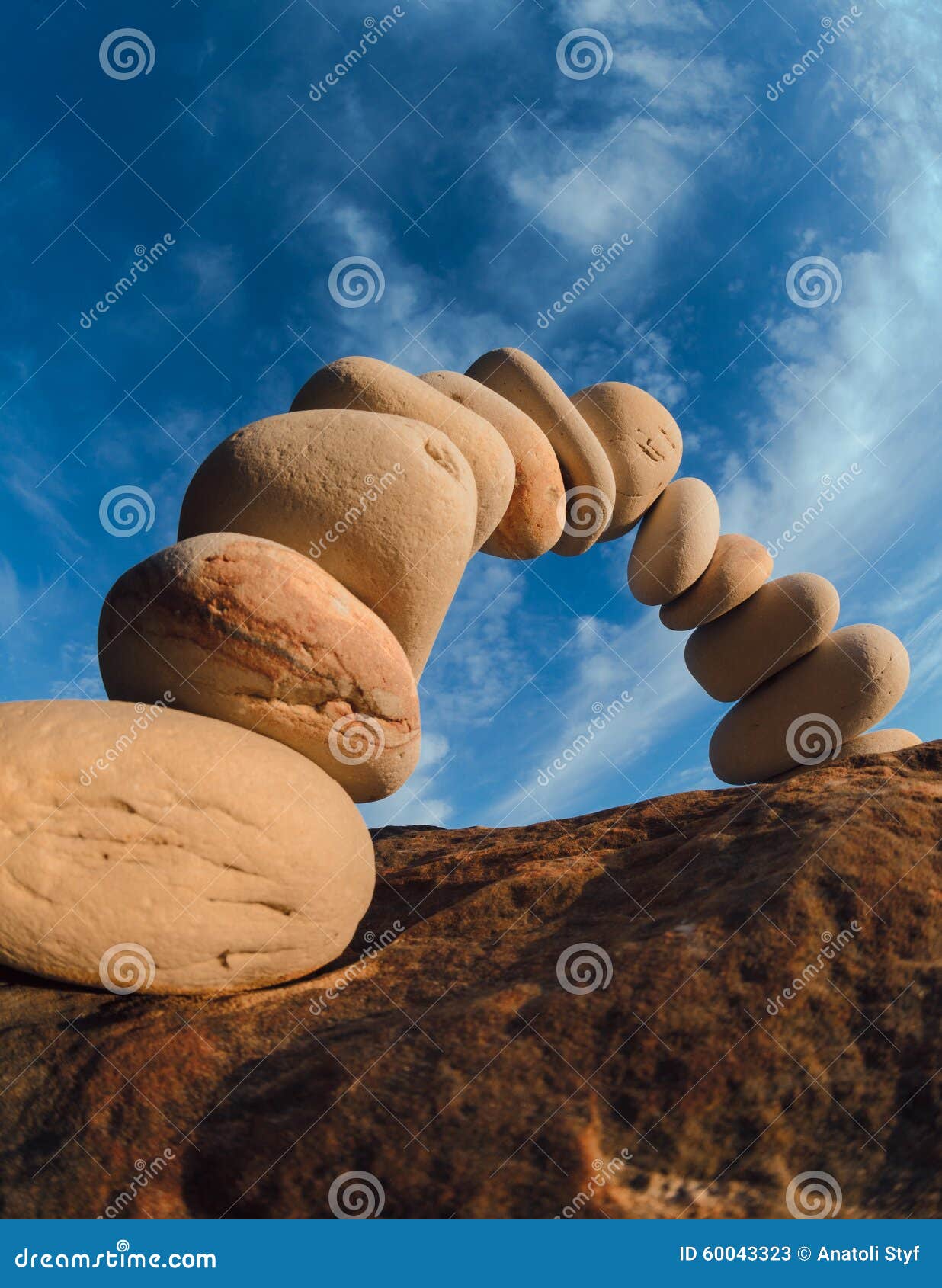 Bending stones stock image. Image of bend, accuracy, pebble - 60043323