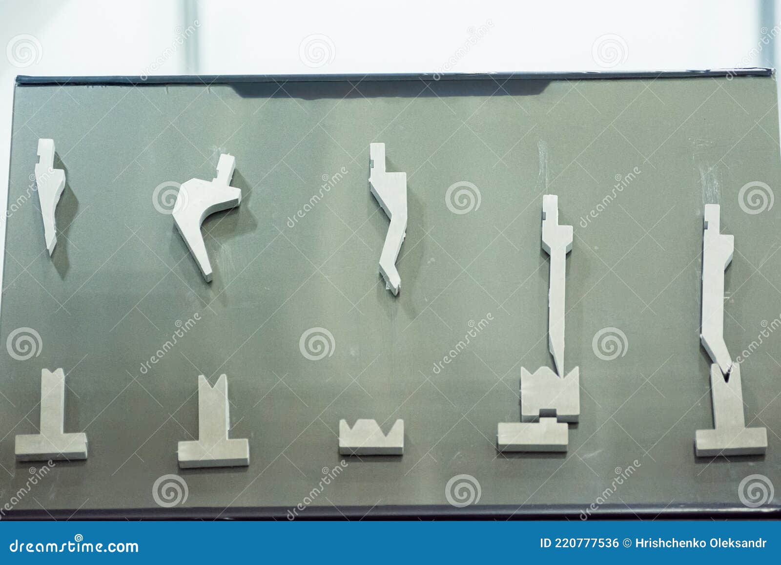 Bending Tools, Bending Accessories. Special Tool Models Stock Photo ...