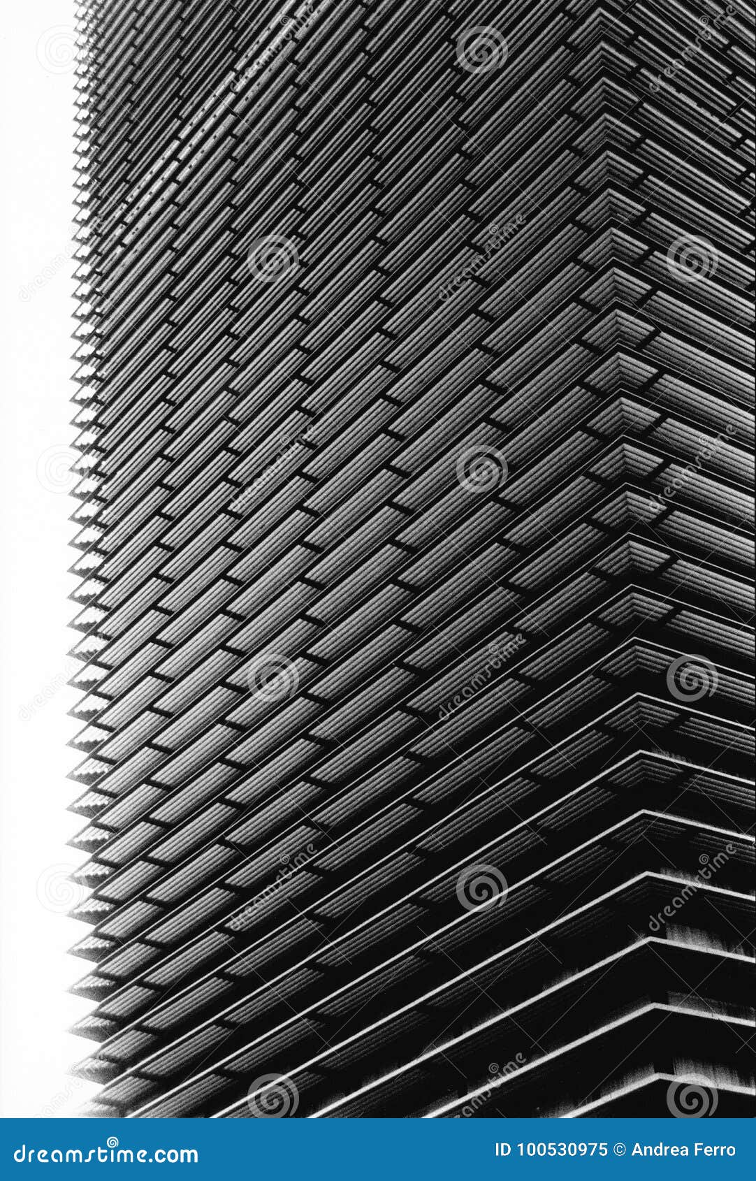 The bending tower stock image. Image of lookup, geometric - 100530975