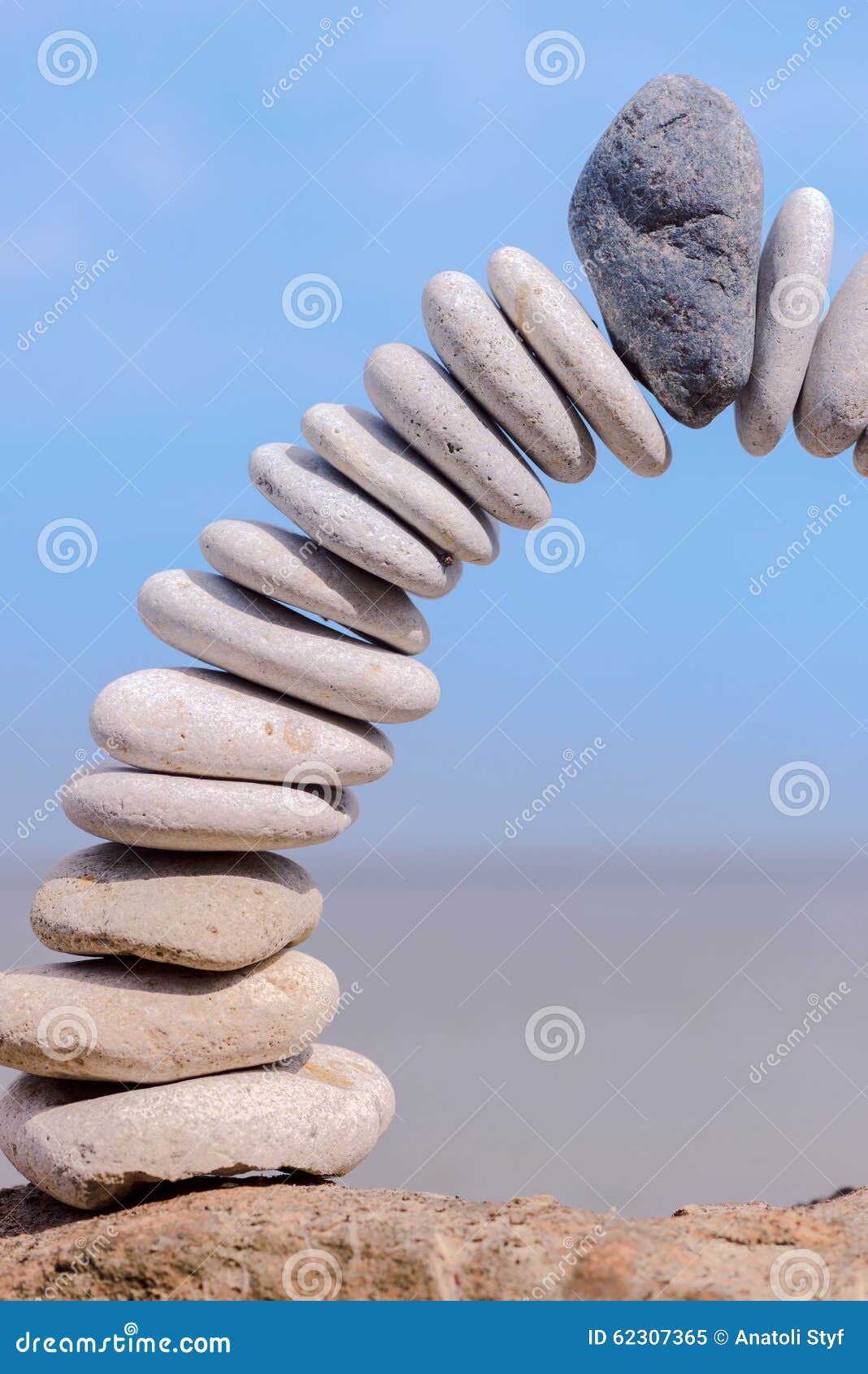 Bending of white pebbles stock image. Image of parity - 62307365