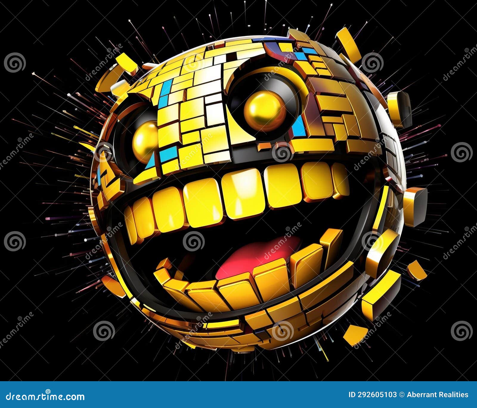 Bendy and the ink machine stock illustration. Illustration of disco ...