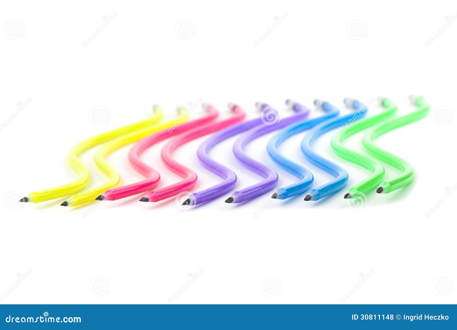 Bendy Pencils Royalty-Free Stock Photography | CartoonDealer.com #30577895