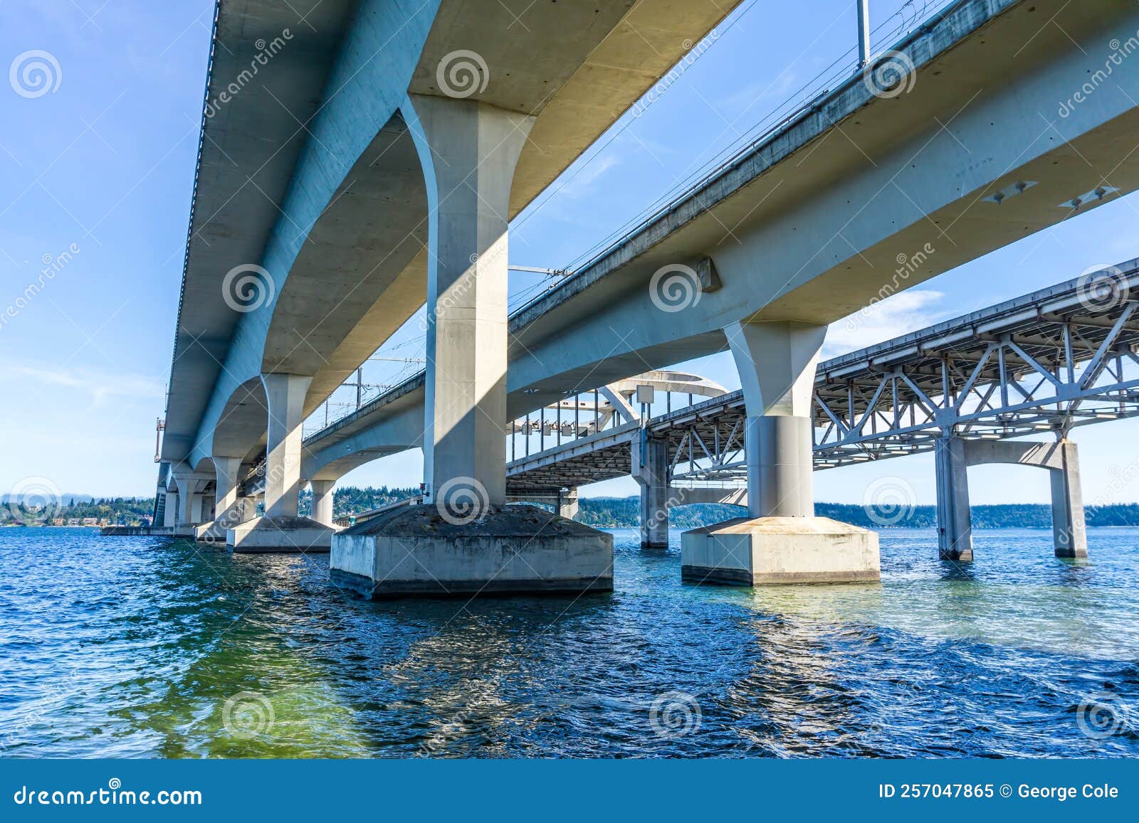 Under Highway Bridges 4 stock image. Image of transportation - 257047865