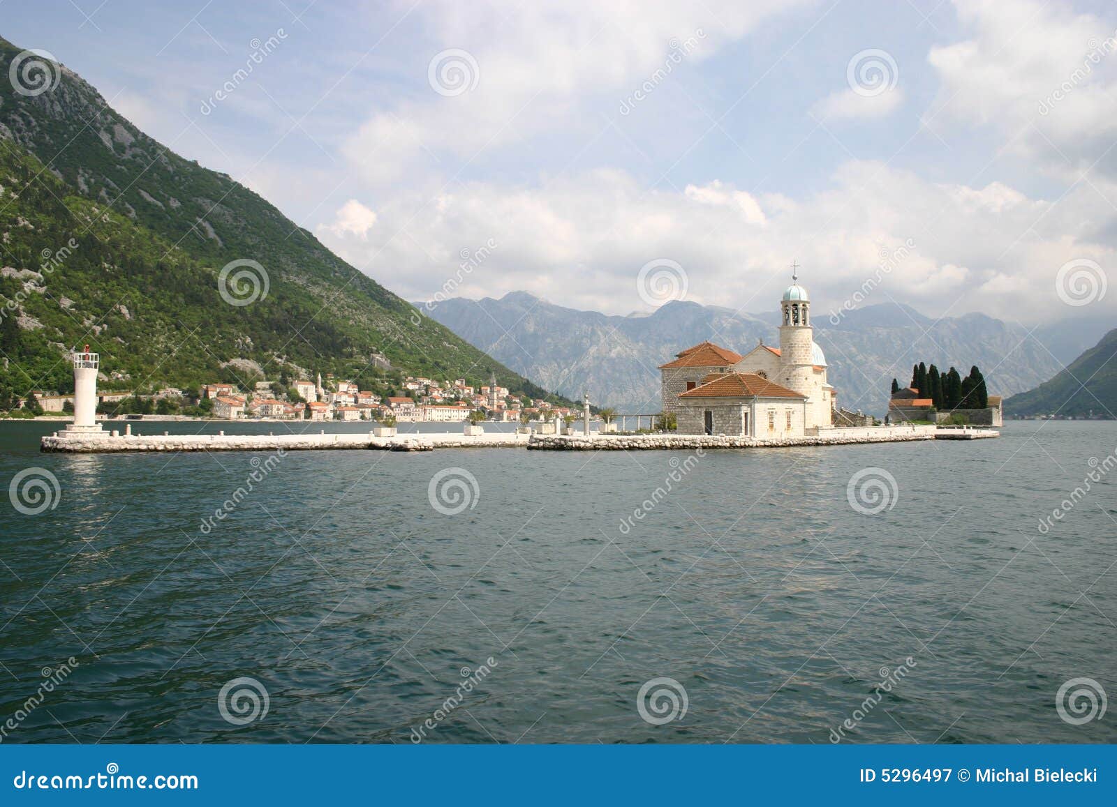 Benedictine Abbey in Perast Stock Image - Image of kotorska, south: 5296497