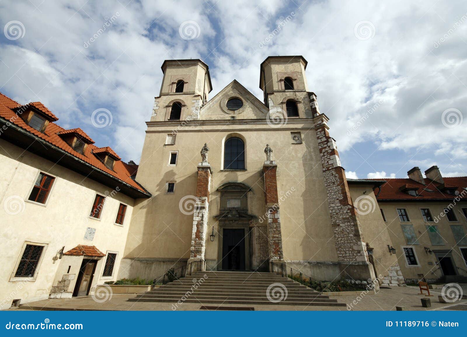 Benedictine Abbey in Tyniec Stock Photo - Image of worship, famous ...