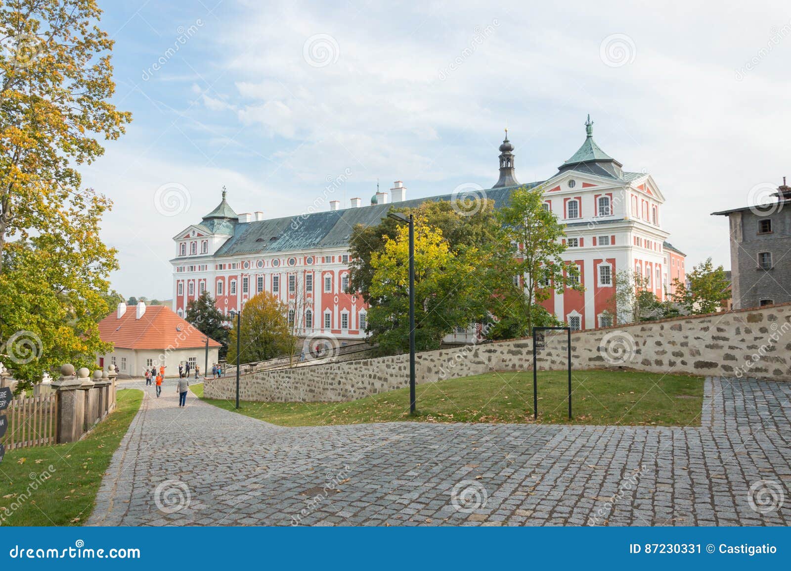 Benedictine Monastery in Broumov, the Baroque Era Stock Image - Image ...