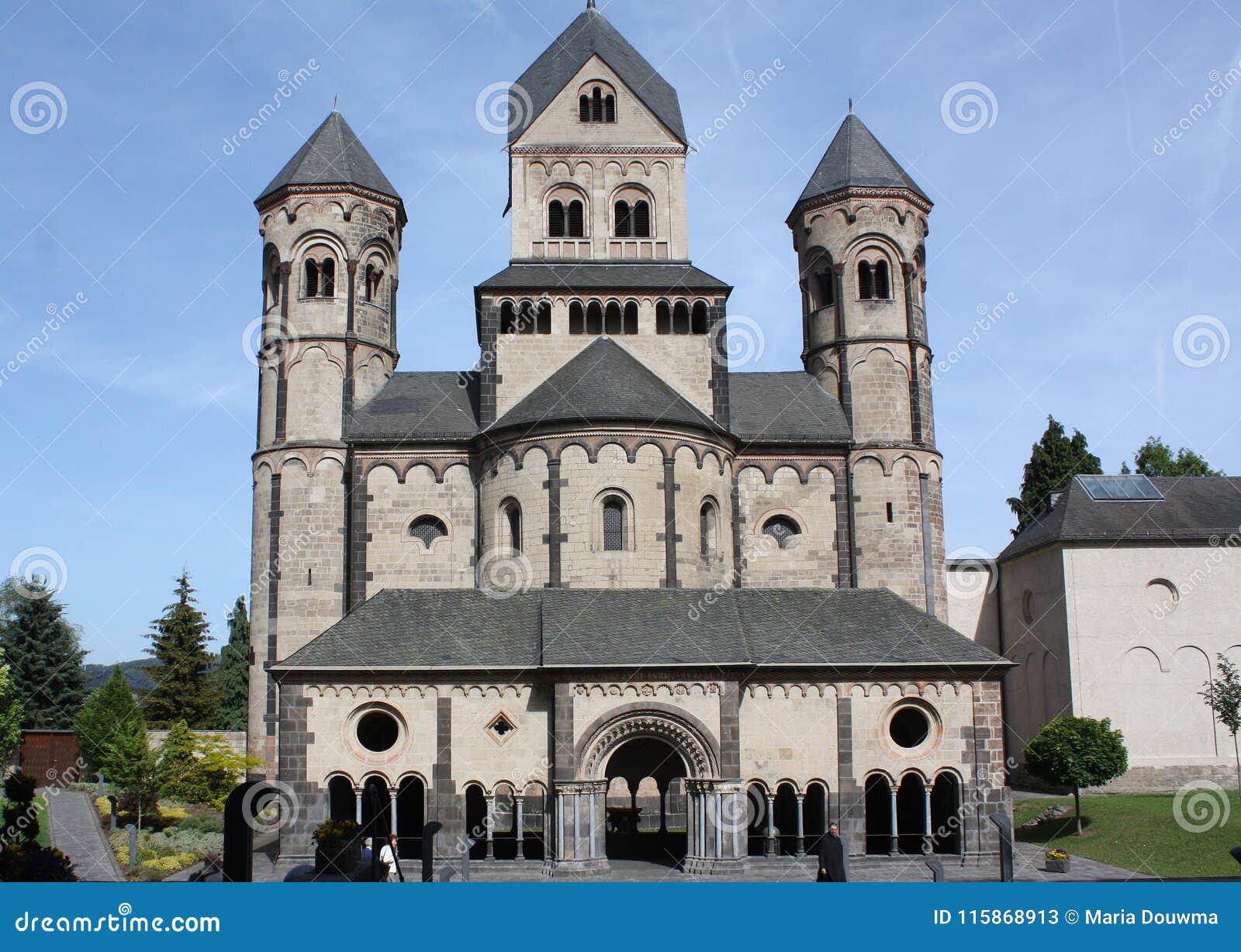 Benedictine Monastery in Maria Laach. Germany Editorial Stock Photo ...