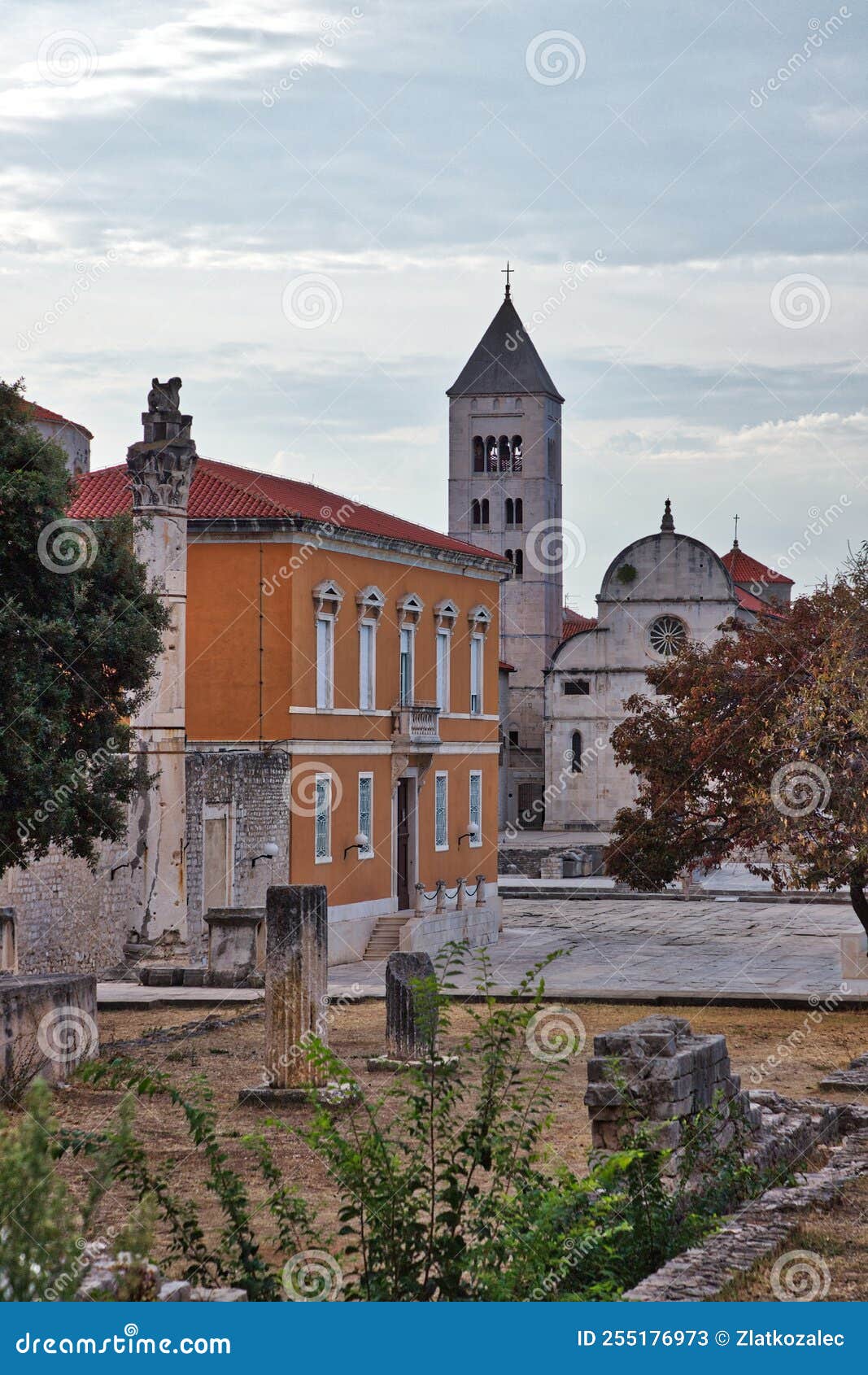 Benedictine Monastery of St. Maria in Zadar Stock Image - Image of ...