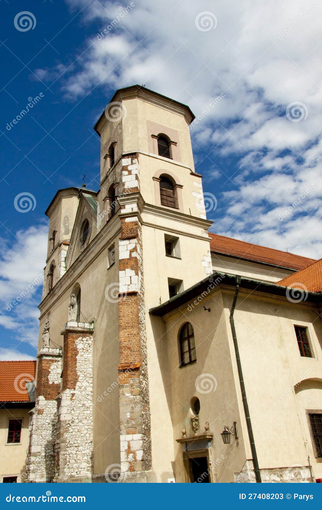 Benedictine Monastery in Tyniec, Poland. Stock Image - Image of ...