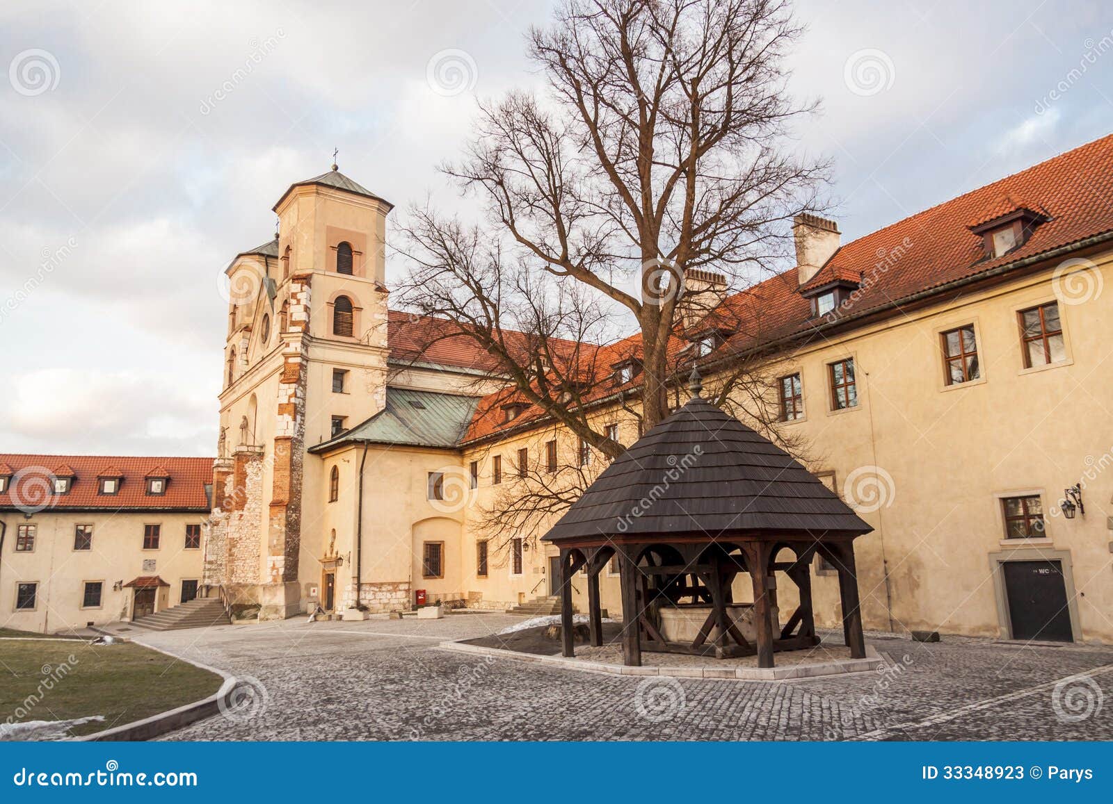Benedictine Monastery - Tyniec, Poland. Stock Image - Image of landmark ...