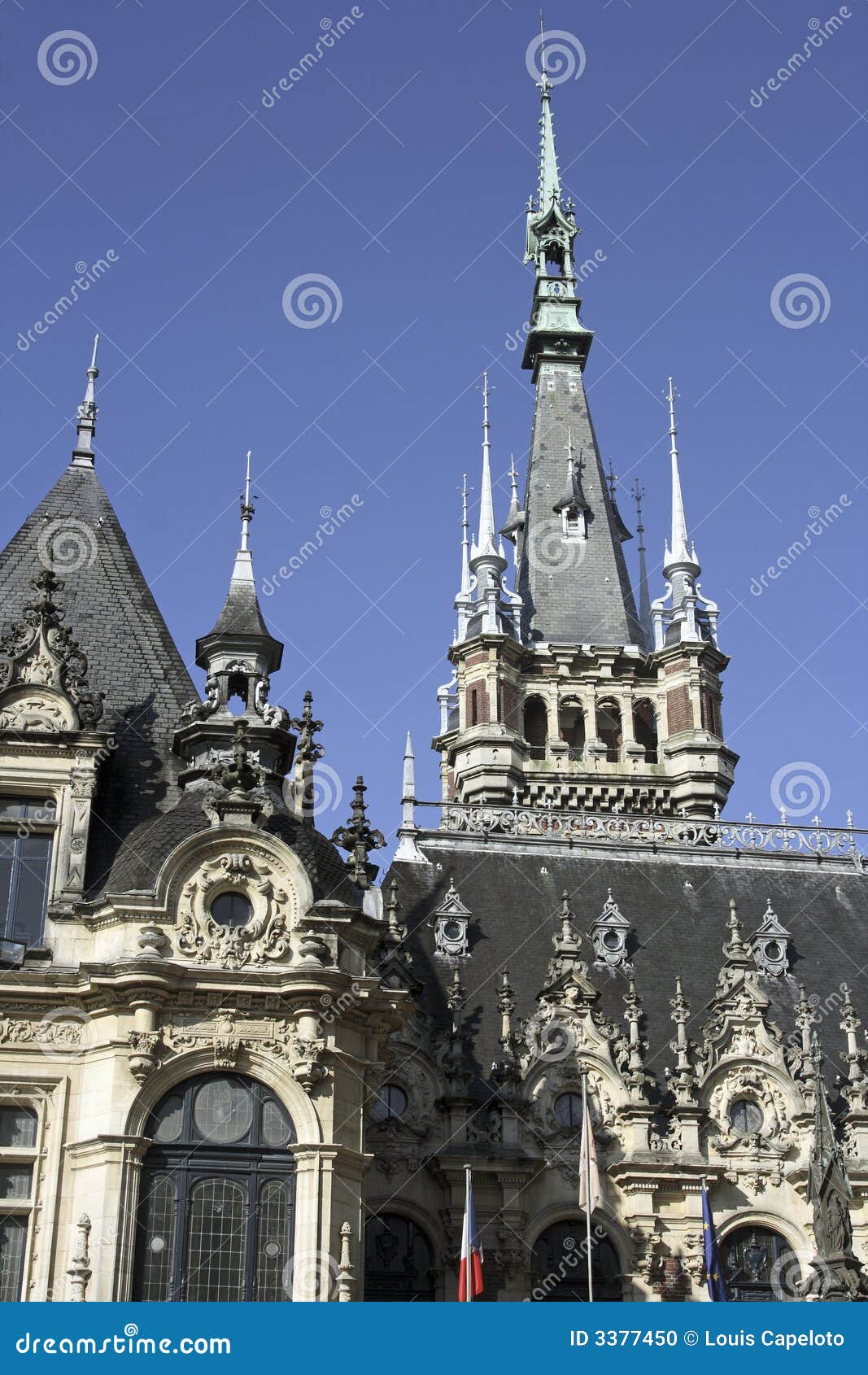 Benedictine Palace in Fecamp Stock Photo - Image of historical ...