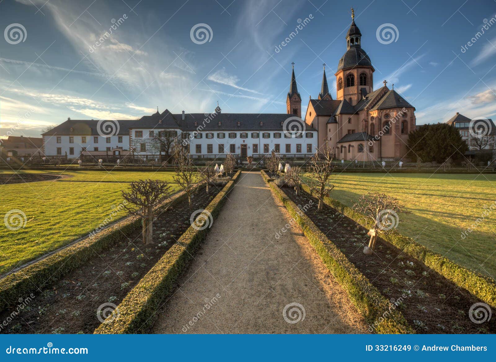 Benedictino Abbey Herb Garden Imagen de archivo - Imagen de iglesia ...