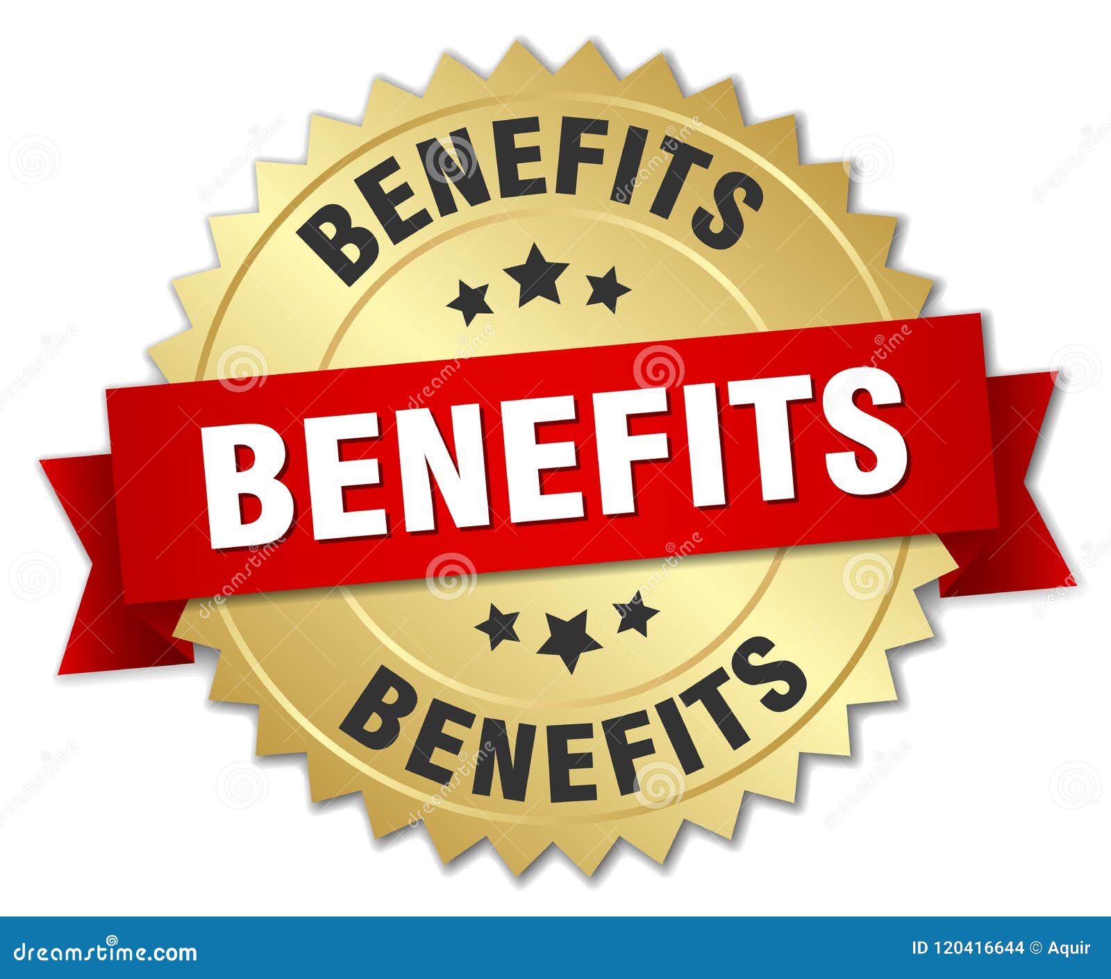 Benefícios ilustração do vetor. Ilustração de branco - 120416644