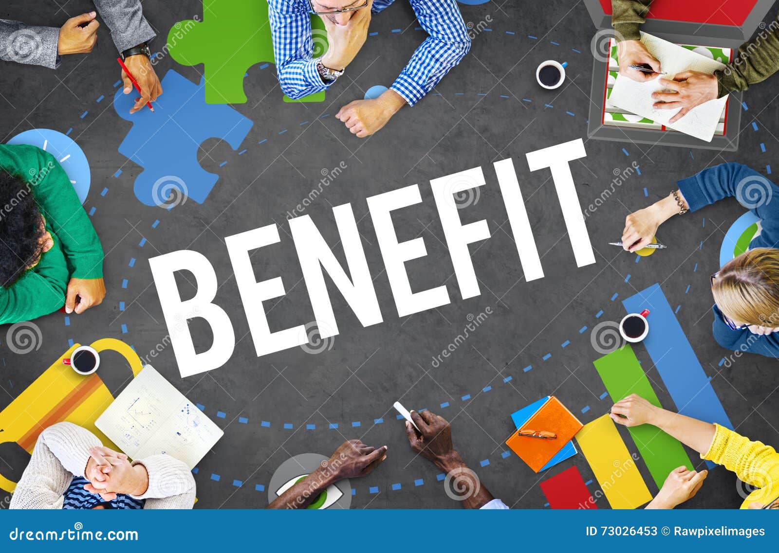 Benefit Advantage Compensation Reward Bonus Concept Stock Image - Image ...