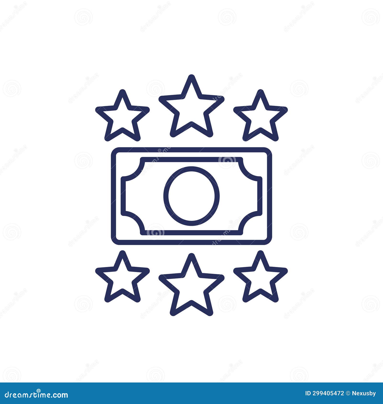 Payout Line Icons Collection. Compensation, Settlement, Remuneration ...