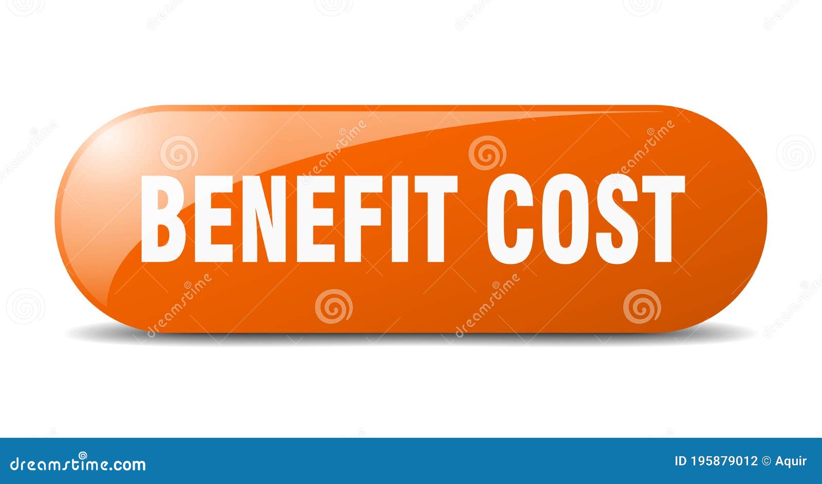 Benefit Cost Button. Benefit Cost Sign. Key. Push Button Stock Vector ...