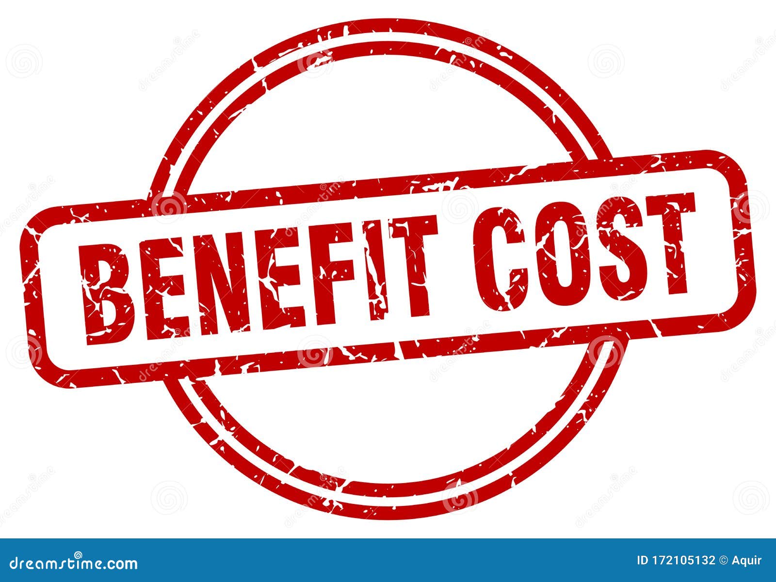 Benefit Cost Stamp. Benefit Cost Round Grunge Sign Stock Vector ...