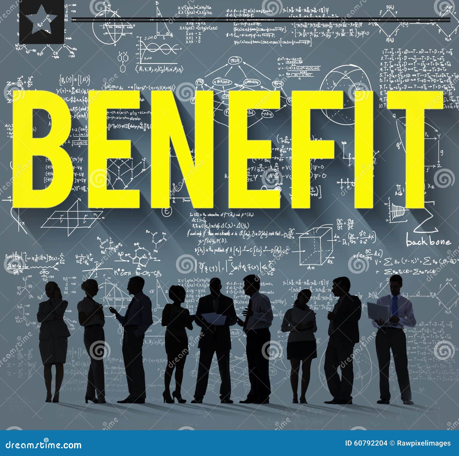 Benefit Income Profit Advantage Welfare Concept Stock Illustration ...