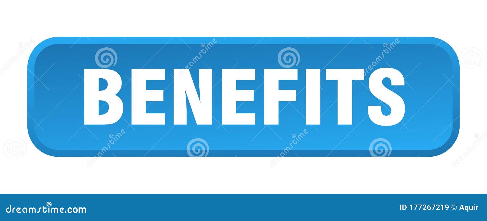 Benefits Button. Benefits Square 3d Push Button Stock Vector ...