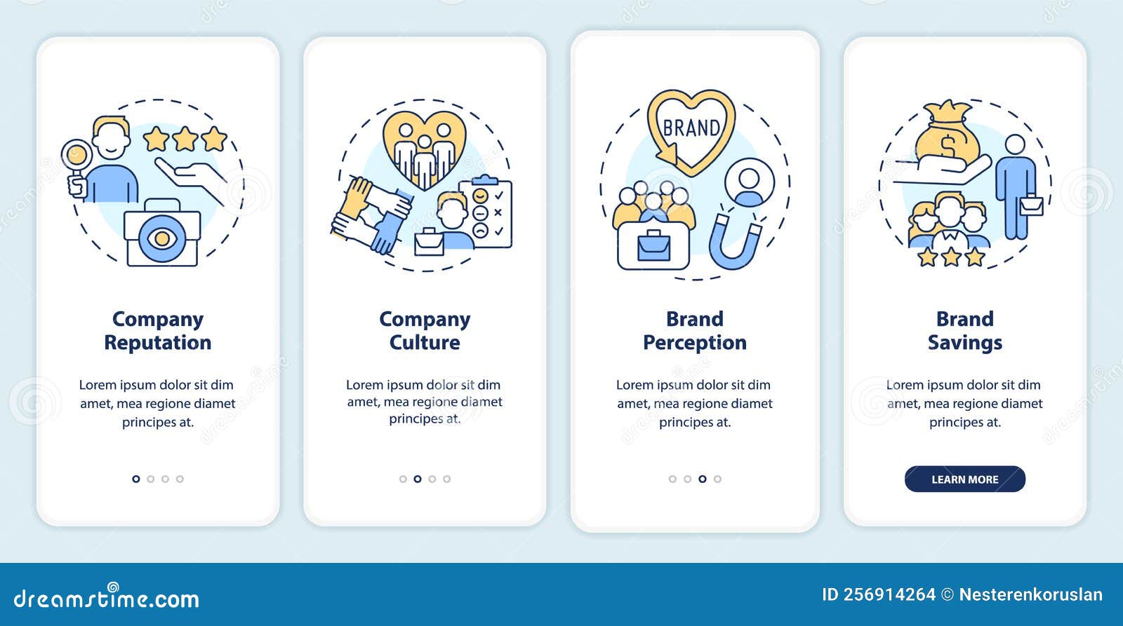 Benefits of HR Branding Onboarding Mobile App Screen Stock Vector ... Benefits of HR Branding Onboarding Mobile App Screen Stock Vector ...