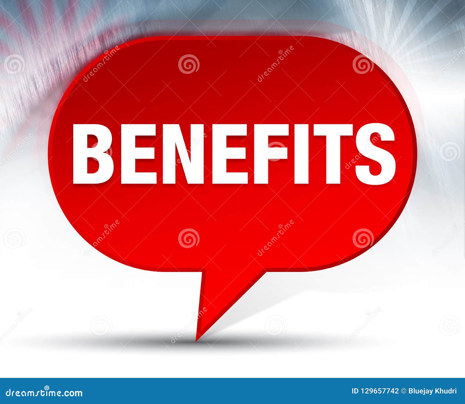 Benefits Red Bubble Background Stock Illustration - Illustration of ...