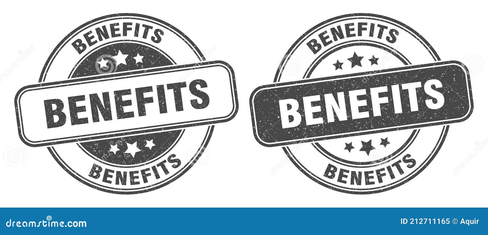 Benefits Stamp. Benefits Label. Round Grunge Sign Stock Vector ...