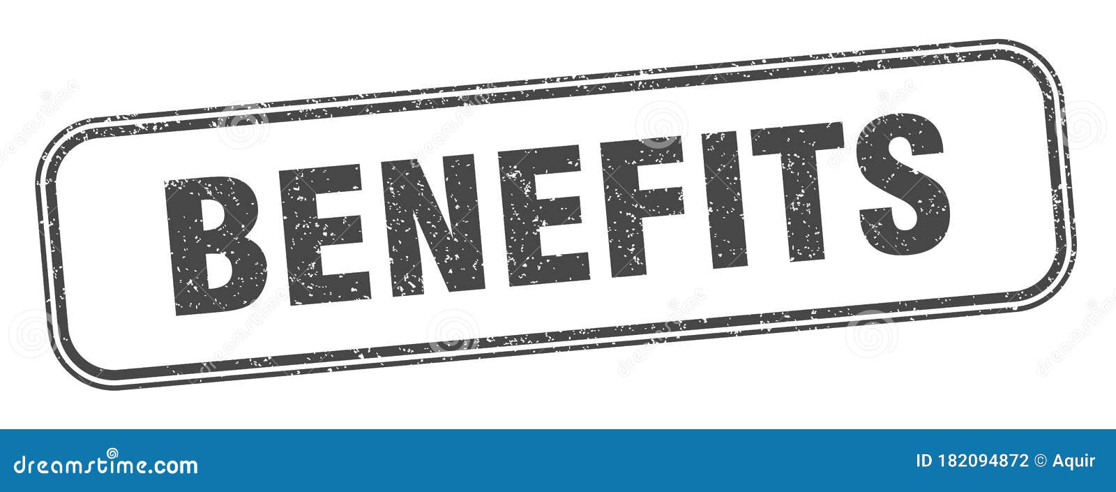 Benefits Stamp. Benefits Square Grunge Sign Stock Vector - Illustration ...