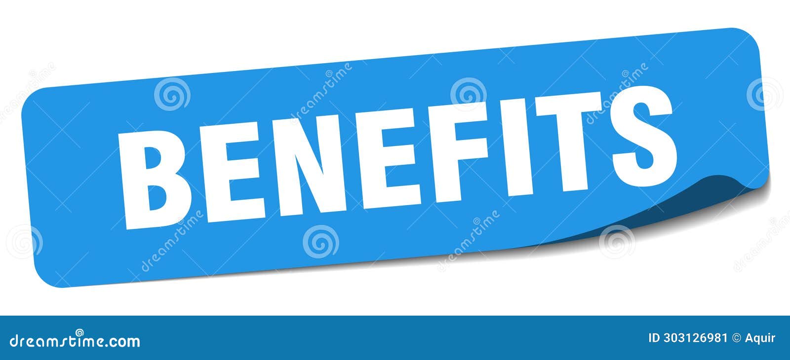 Benefits Sticker. Benefits Label Stock Vector - Illustration of ...
