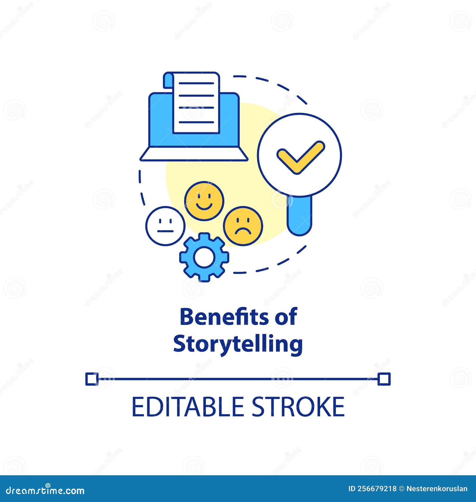 Benefits of Storytelling Concept Icon Stock Vector - Illustration of ... Benefits of Storytelling Concept Icon Stock Vector - Illustration of ...
