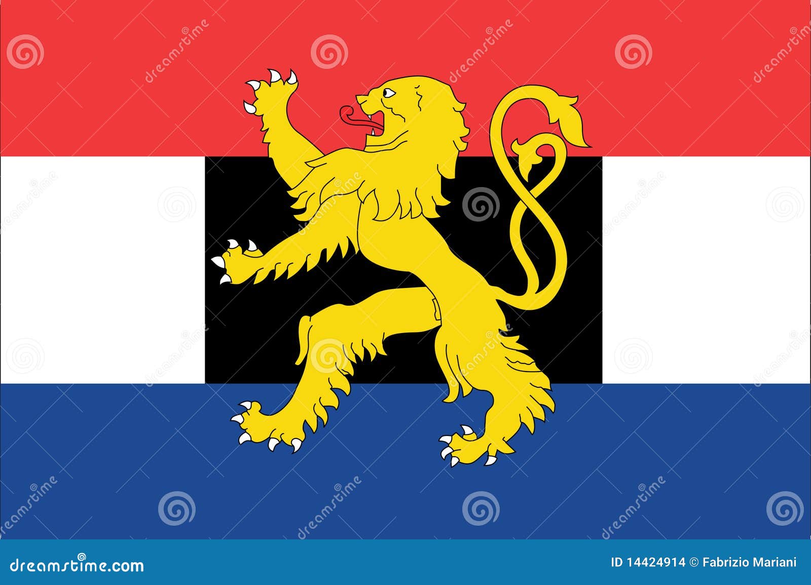 Benelux flag stock illustration. Illustration of brussels - 14424914